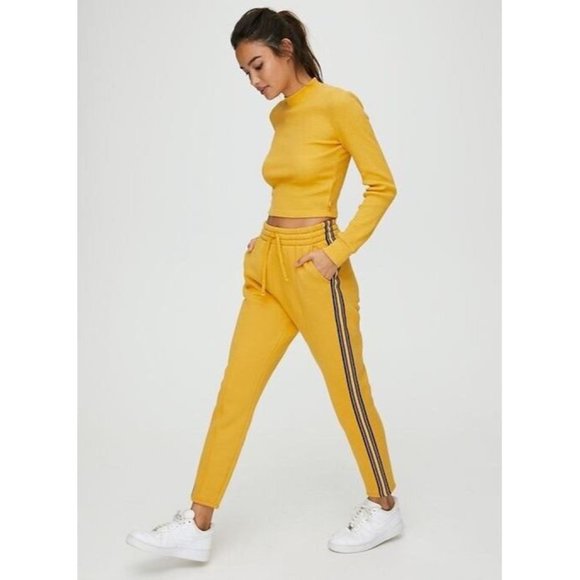 TNA | Pants & Jumpsuits | Tna The Iconic Sweatpant Size Small Yellow ...